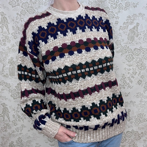 Timber Trail | Sweaters | Vintage Timber Trail Sweater Womens M Striped ...